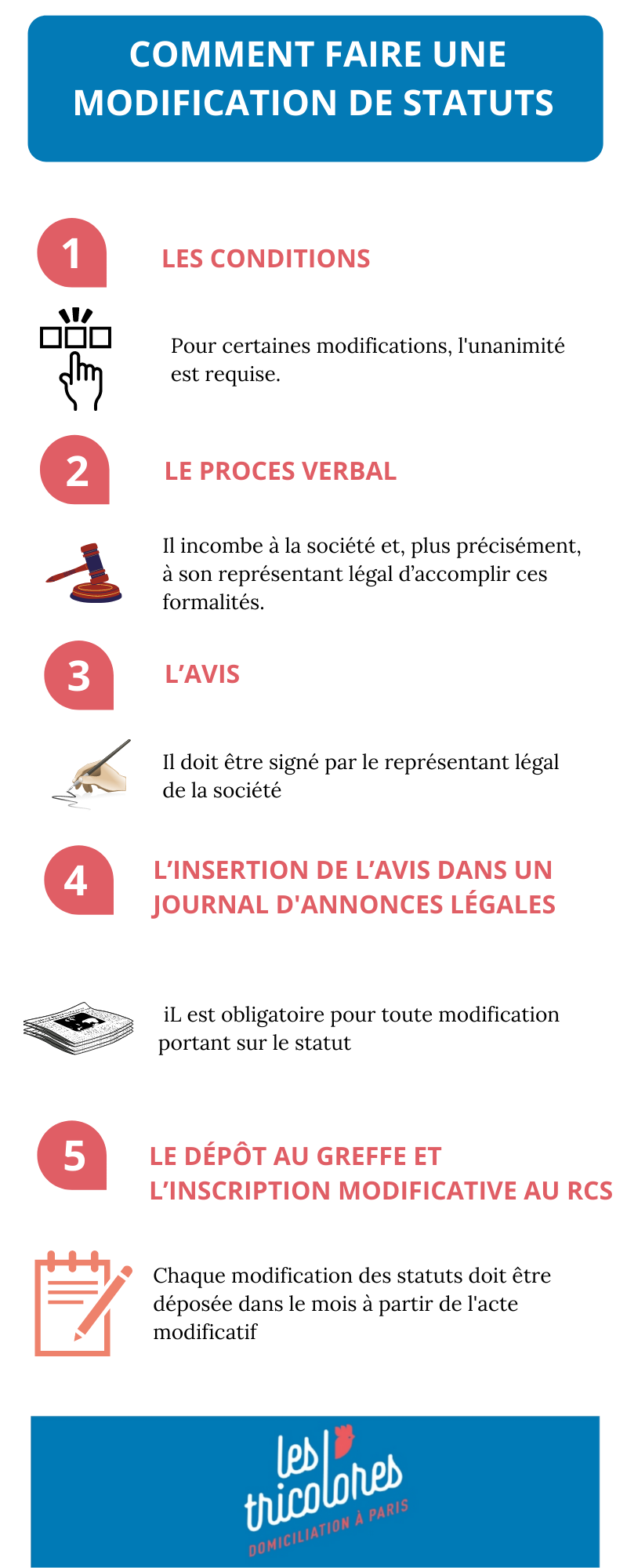 Comment faire une modification de statuts : Les étapes à respecter